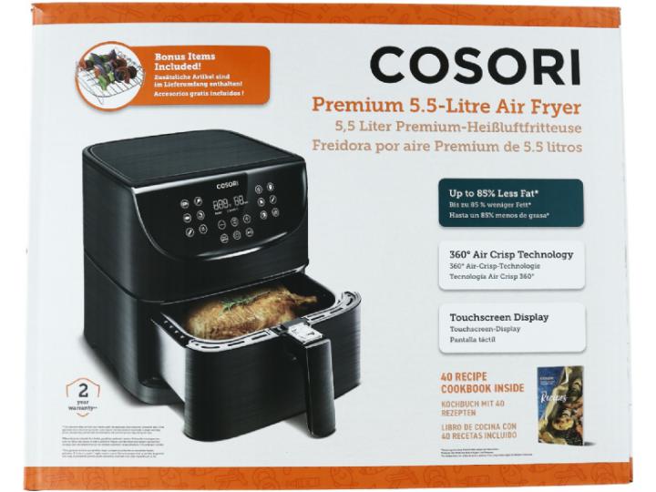 Cosori Premium Air Fryer - CP158-AF-RXB - 5,5 Liter - Sort